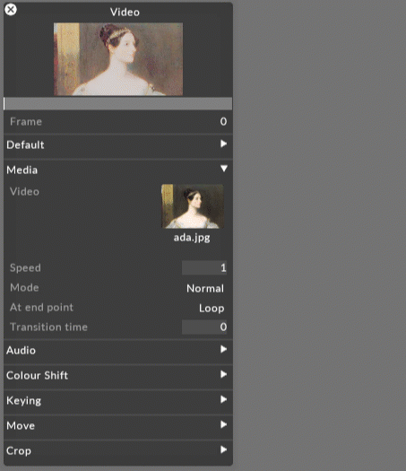 Content common layer properties | Disguise
