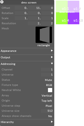 Creating DMX screens | Disguise